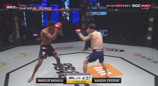 [로드FC 044] 바르나위, 난딘 에르덴에 1R 서브미션 승