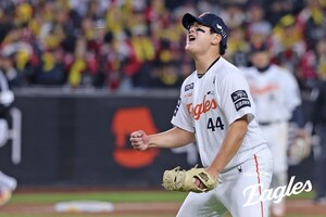 끝내 터트린 울음...한화 김서현 "SSG전부터 안 좋다보니 위축되고 힘들었다" [더게이트 KS3]